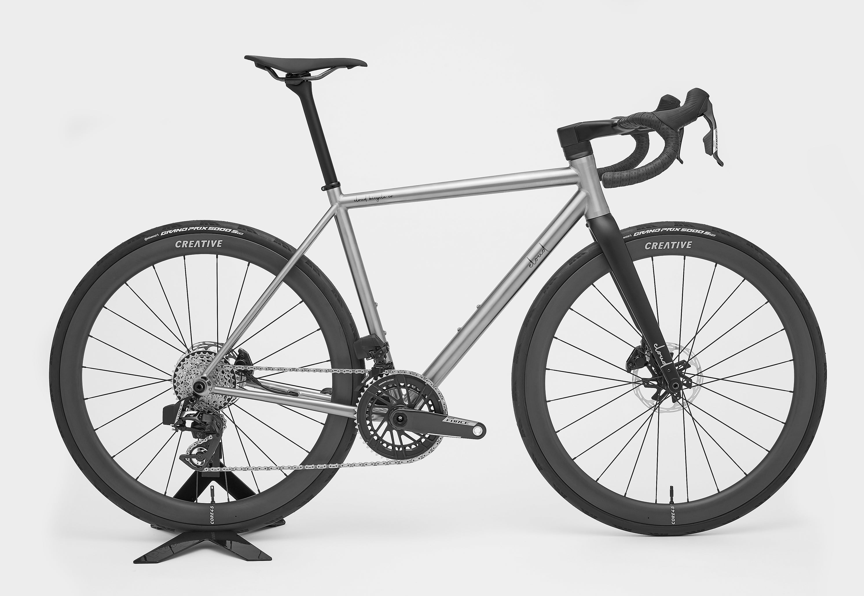 Titanium All‑Road Bike – Cloud Bicycle Co. | SRAM Force E1 AXS 2x, 44mm ...